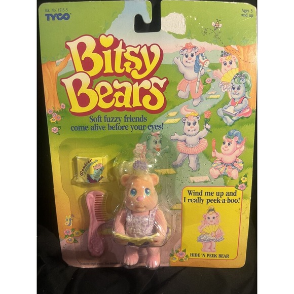 TYCO | Toys | 991 Tyco Bitsy Bears Hide N Peek Bear Factory Sealed ...